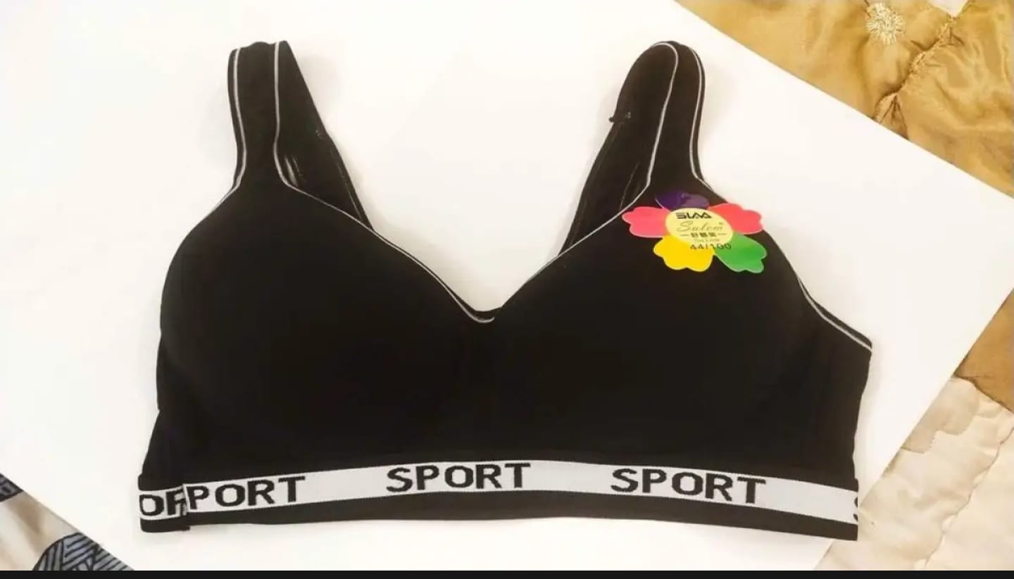 Sports for Girls Ladies Soft Padded Bras Classy with Multi Color Foam ...