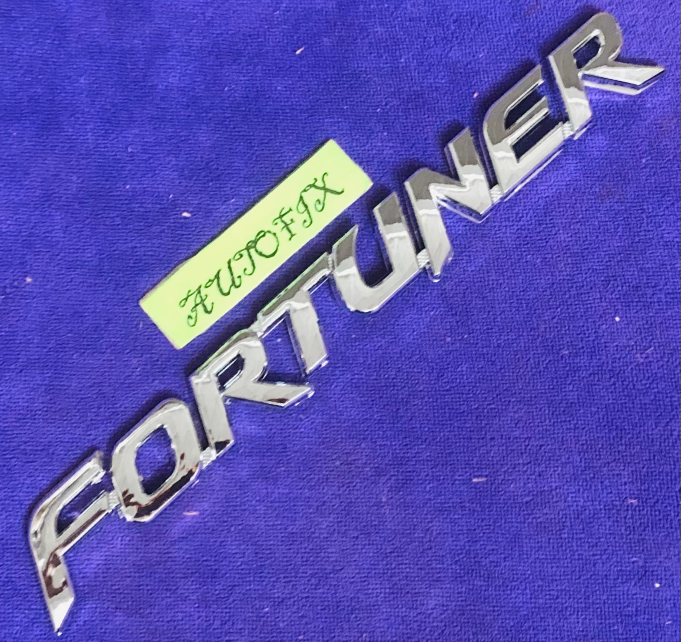 Toyota Fortuner rear plastic Emblem 01 PC | Daraz.pk