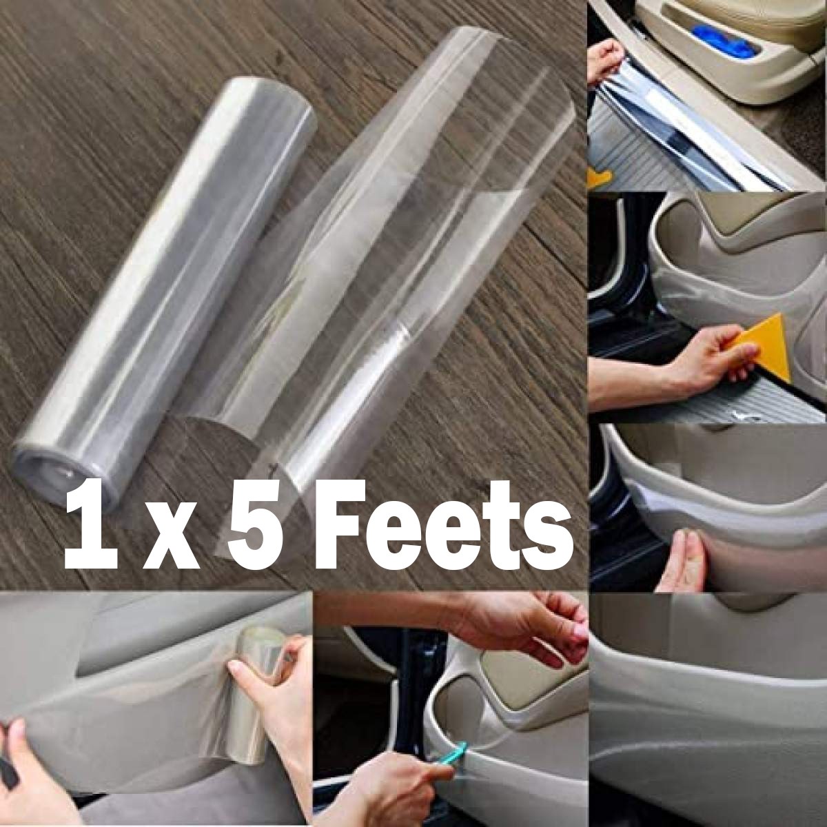 5 feet crystal lamination sheet self adhesive protector for fridge ...