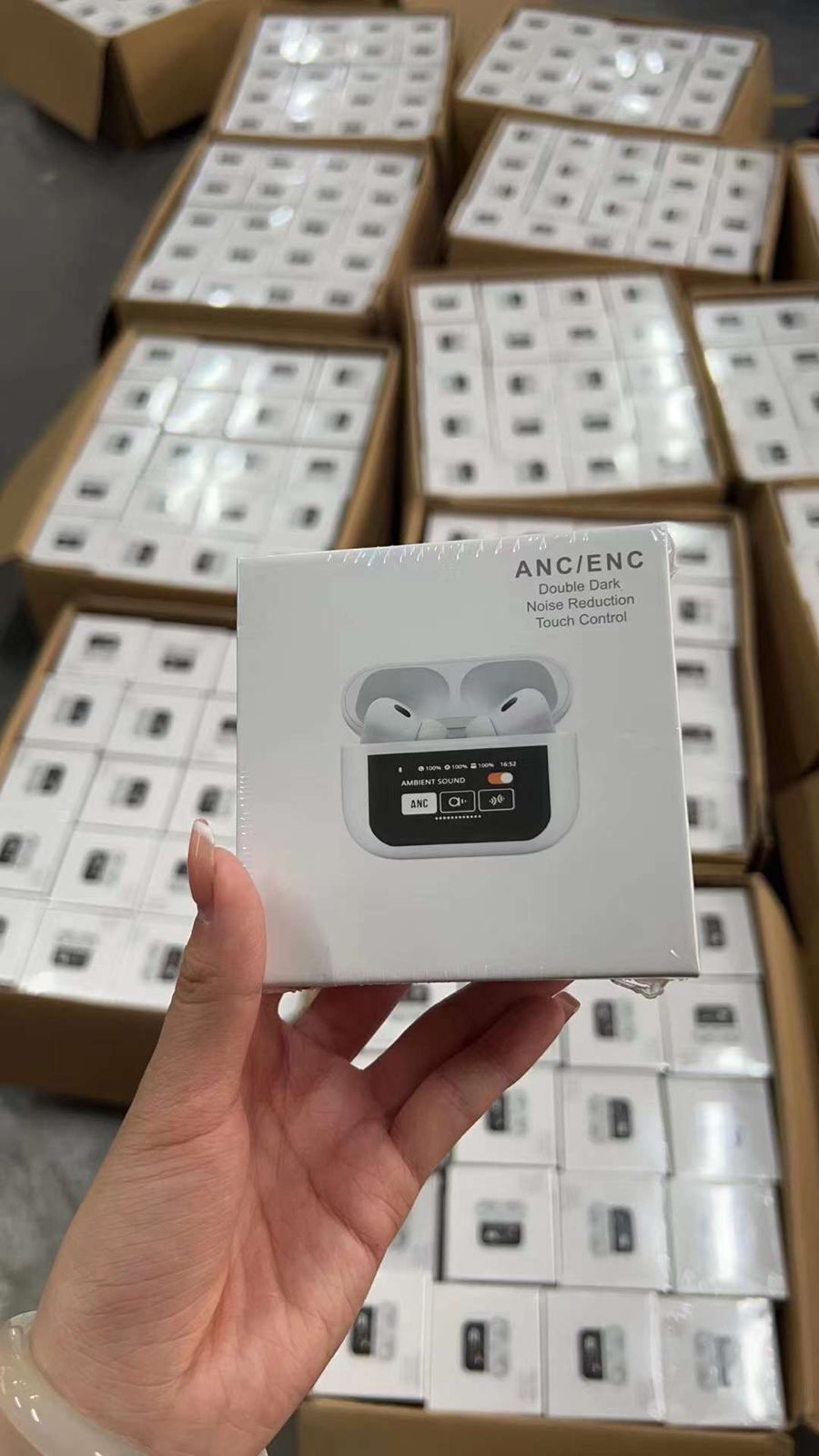 Airpods_Pro A9 ANC/ENC Dauble Dark Noise Reduction Battery Display ...