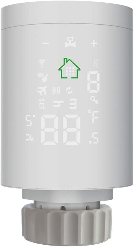 MOES Smart Radiator Thermostat Valve, ZIGBEE3.0 Intelligent Radiator ...