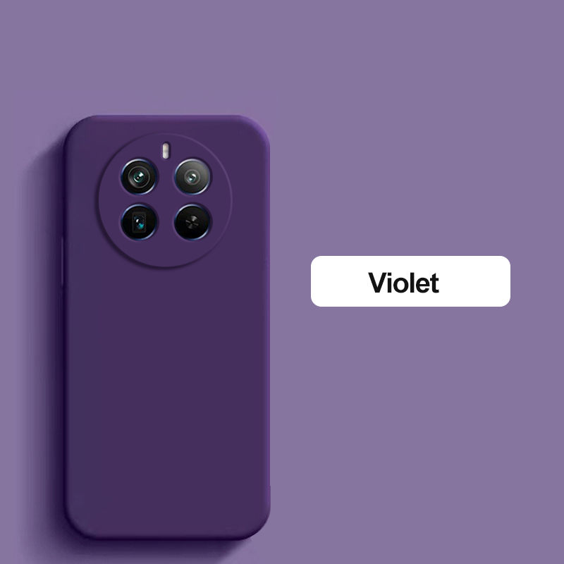 Case For Realme 12 Pro Plus Case Square Liquid Silicone Phone Cases For ...