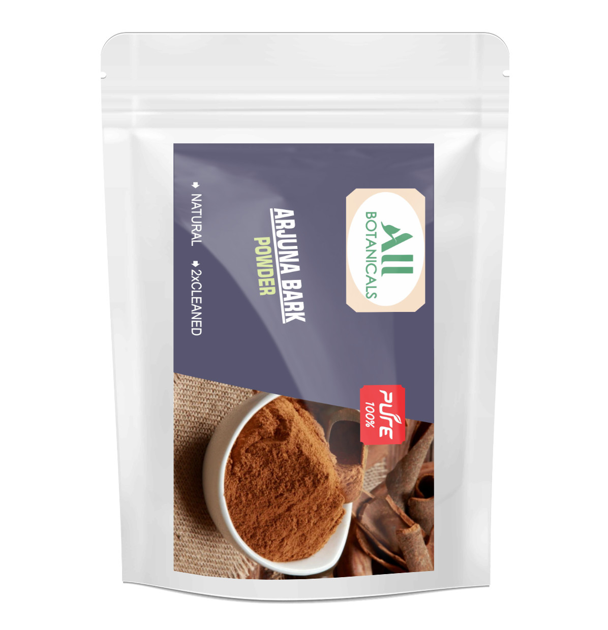 Organic Arjuna Powder Potent Heart & rejuvenative Helps to heal ulcers ...