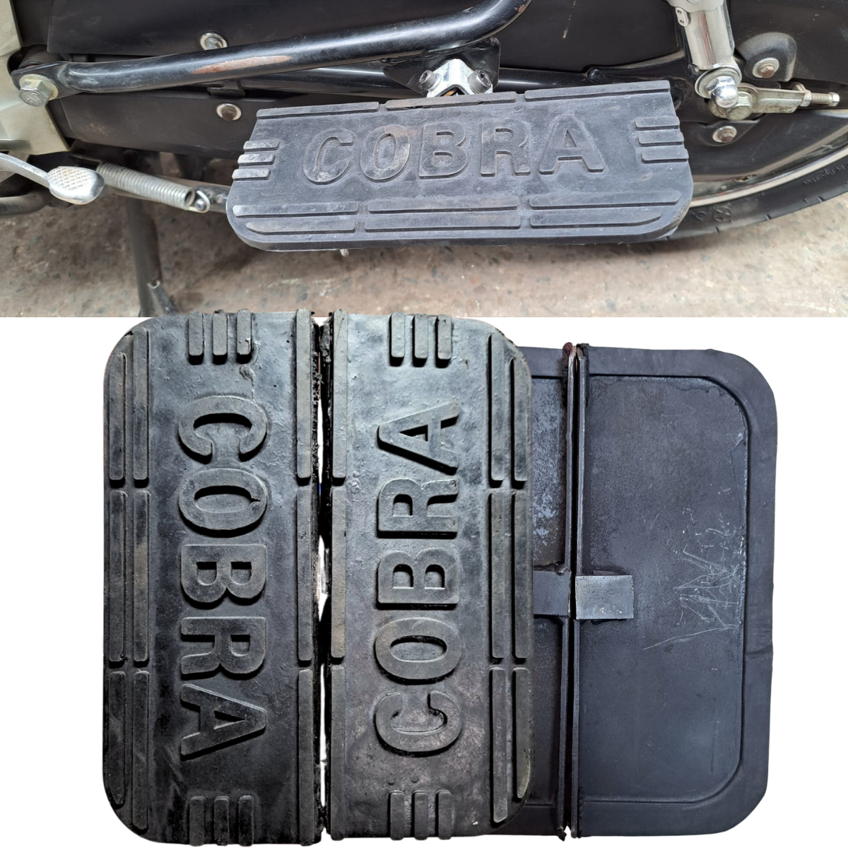 LADIES FOOTREST YAMAHA YBR YBR125G COBRA FOOT REST UNIVERSAL BEST for ...