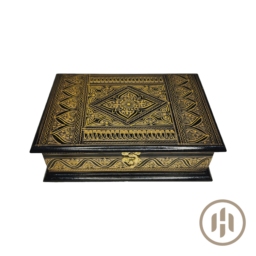 Nakshi Quran Box 99 Names Wooden Hand Crafted Naqshi Art Quran Pak Box ...