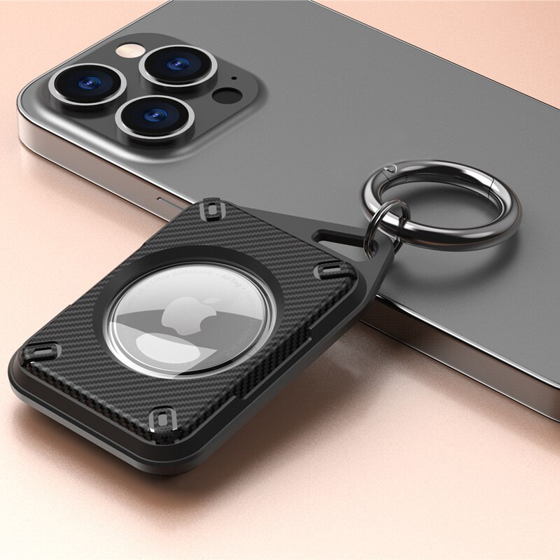 ARMICO For Air tags WaterProof IP68 Protector Key Chain Anti-loss For ...