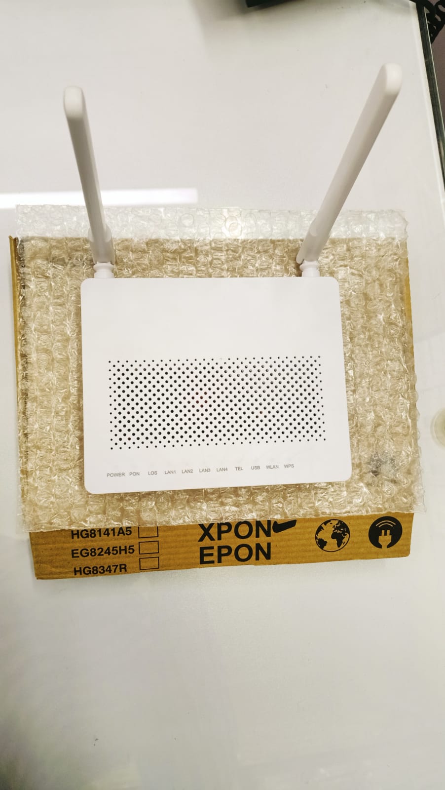 HUAWEI HG8546M XPON 5dBi Long-Range Wireless Fiber Optic Router (With 12V Adapter) | Daraz.pk