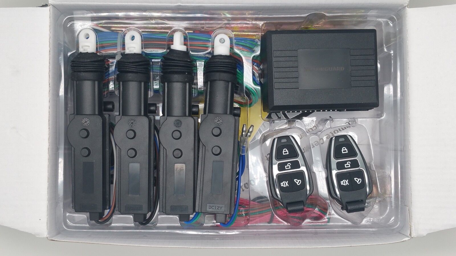 2/4 DOORS UNIVERSAL CAR CENTRAL LOCKING COMPLETE KIT BRAND NEW 12 VOLTS ...