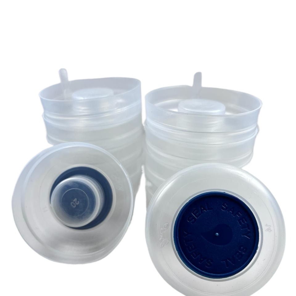 24 Pcs White Medium Cap 19 liter bottle, seal bottle, cap water bottles ...