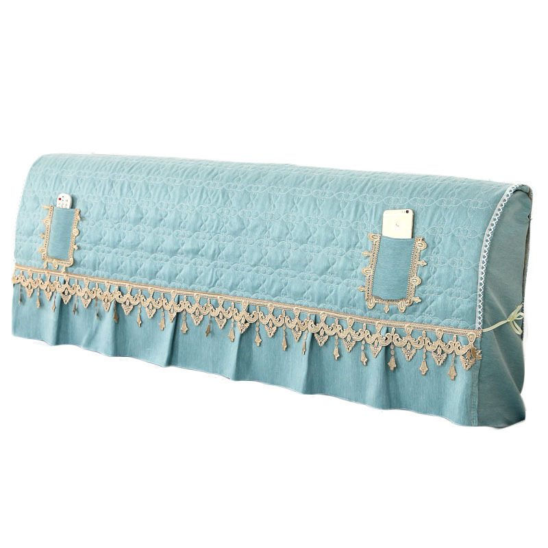 Thickened bedside cover, elastic soft pack, cotton bedside dust cover ...
