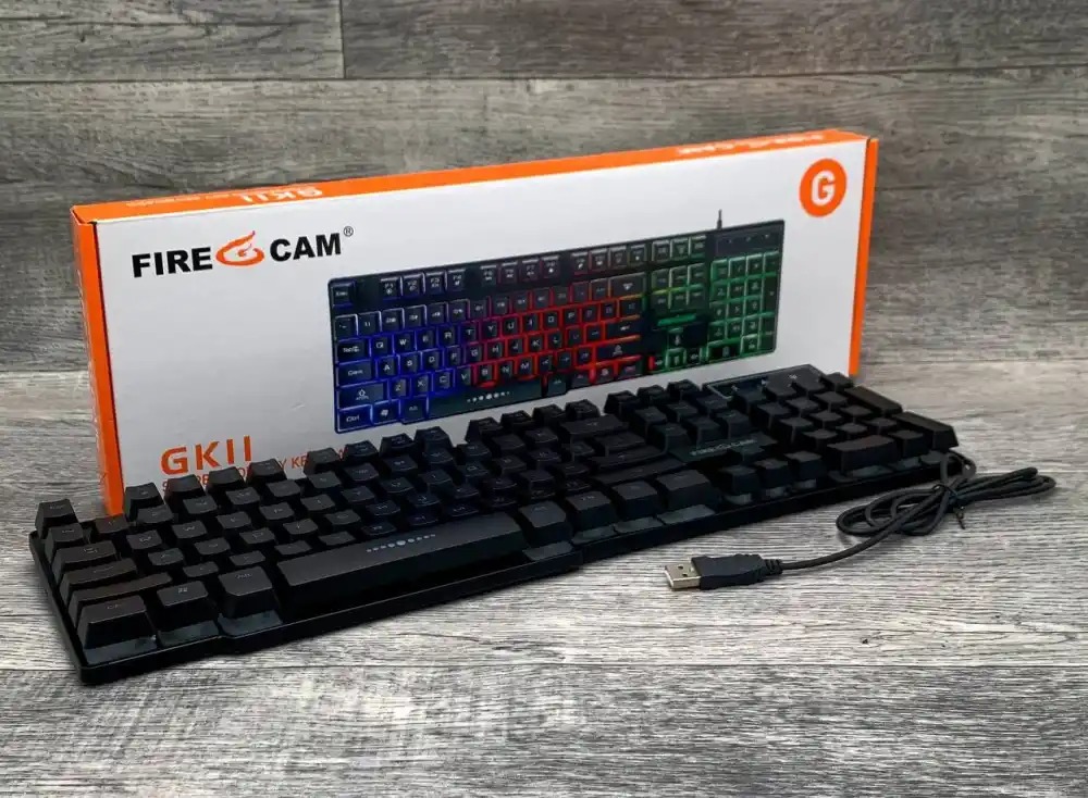 Firecam GK-11 Semi Mechanical Suspension Gaming Keyboard – Premium ...
