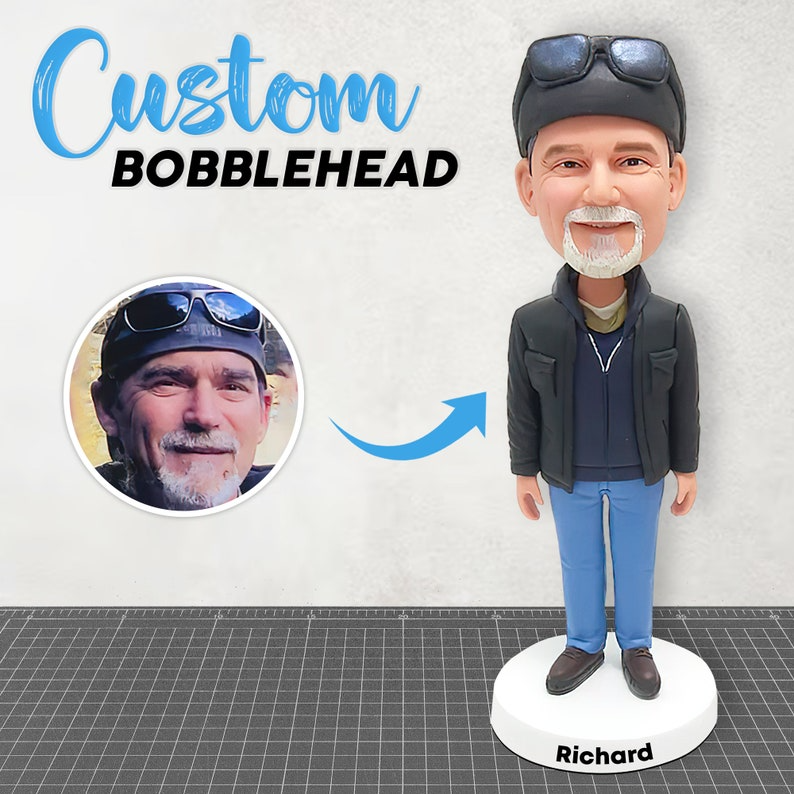 Custom Full Body Bobble Head Toys: High-Quality 12-Inch 3D Statues with ...