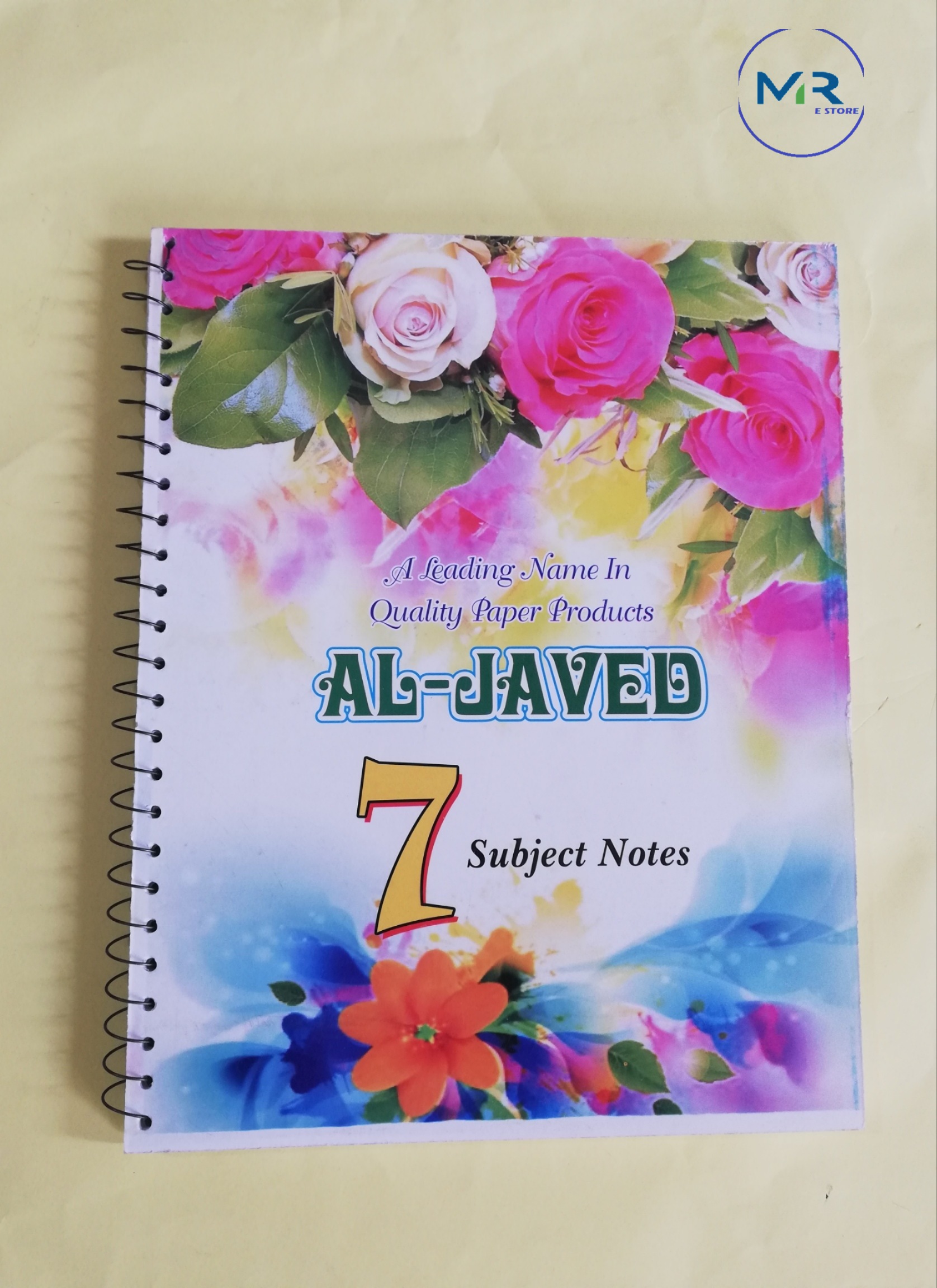 Premium 7 Subject Register for Notes for subjects | Daraz.pk