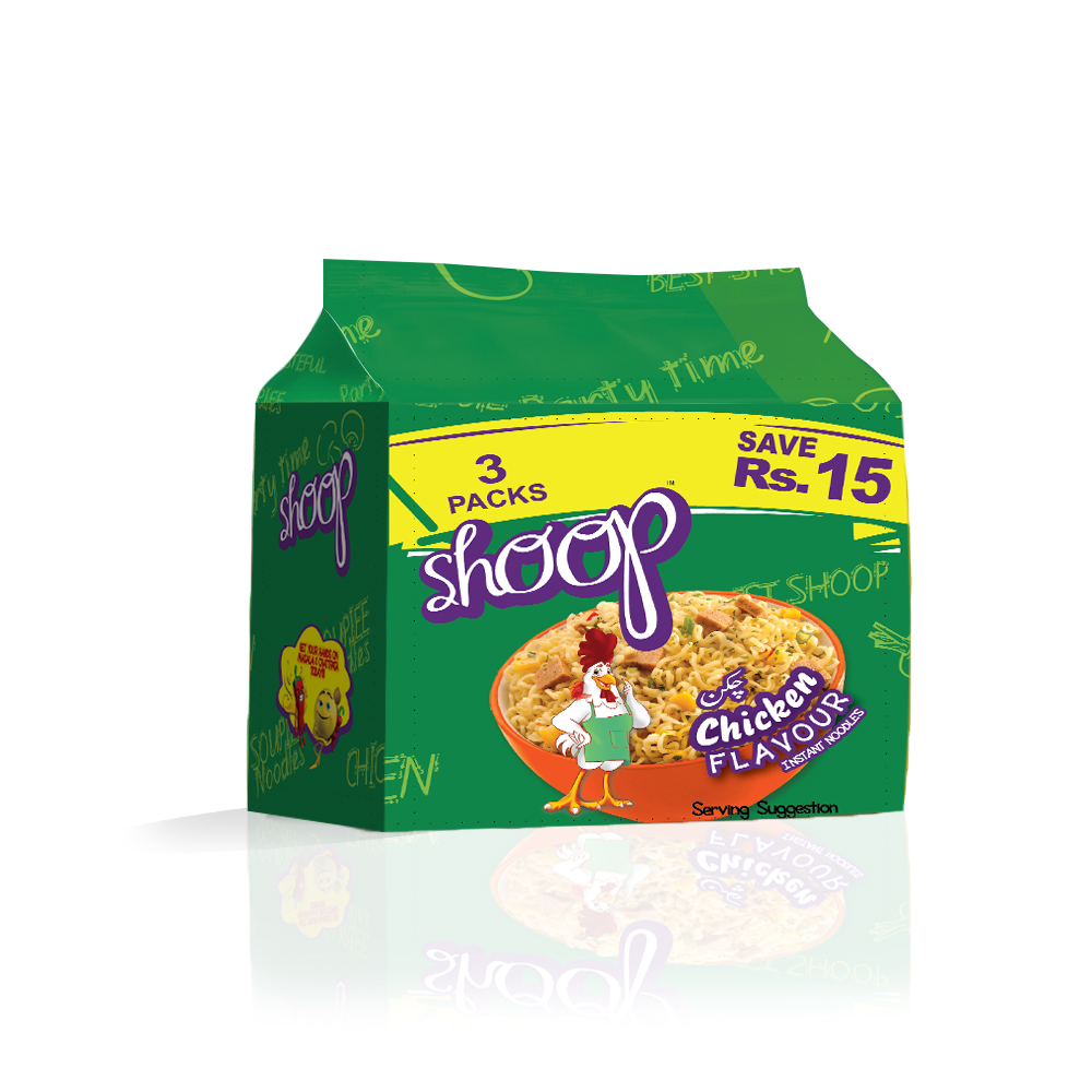SHOOP INSTANT NOODLES CHICKEN 65 GM SUPER SAVER PACK (3x65g) | Daraz.pk