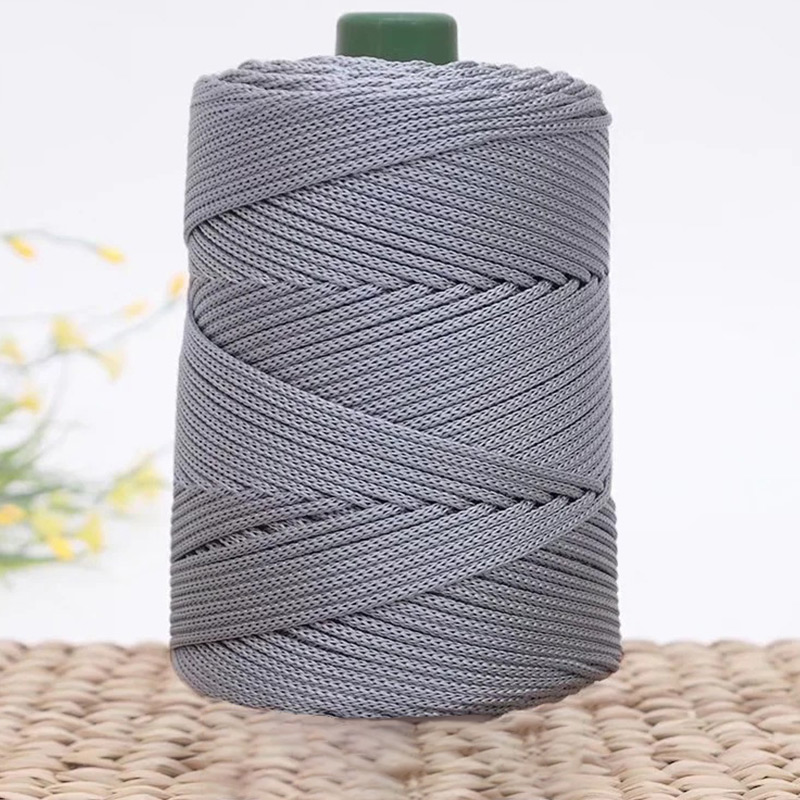 3mm New Summer Crochet Yarn Ice Rope Thread for Hand Knitting Bag Hat ...
