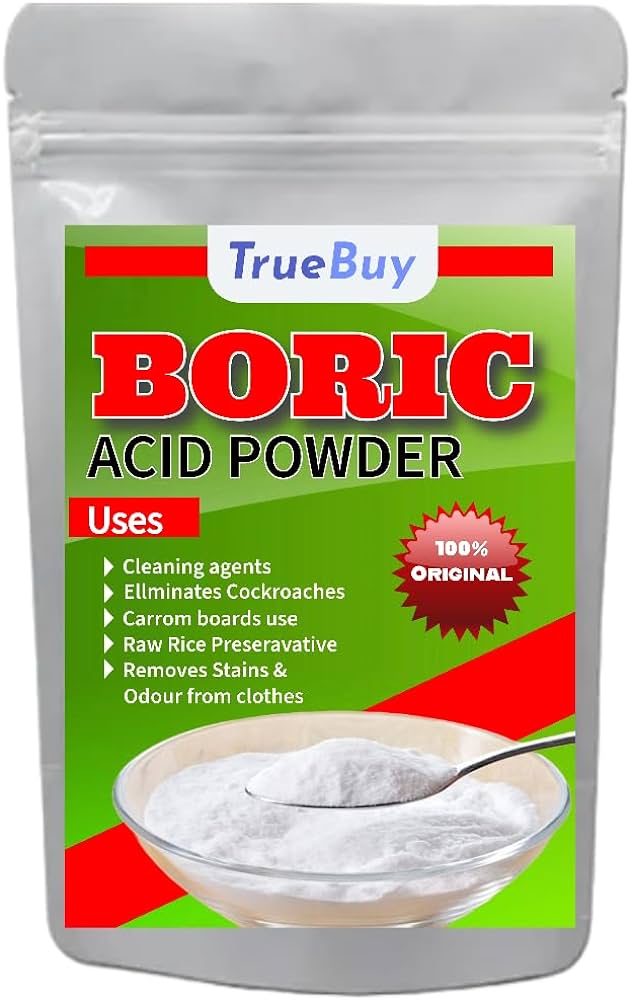 TrueBuy Boric Acid Powder | 100% Pure Effective For Cockroaches | Rice ...