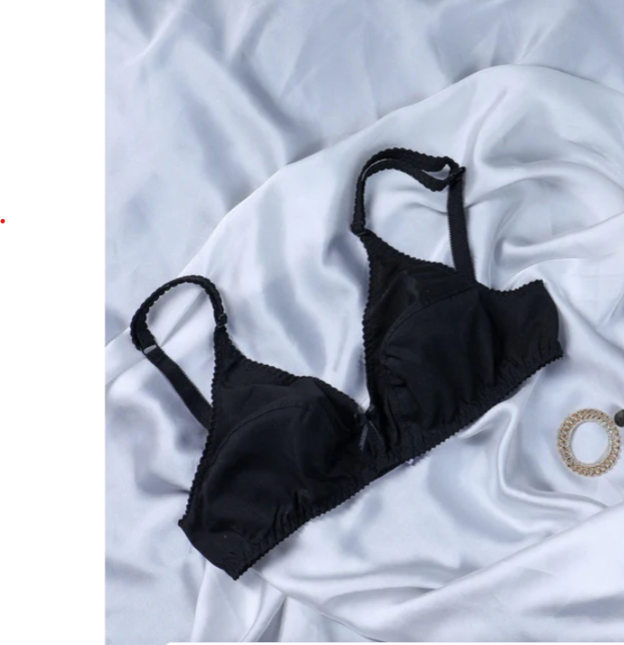 Skin Tulip - Non Padded WireFree Low Cut Cotton Bra Espico Pink - Bra ...