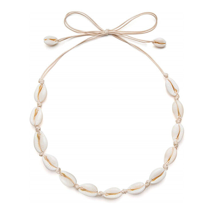Adjustable Summer Beach Style Natural Sea Conch Braid Chain Seashell ...