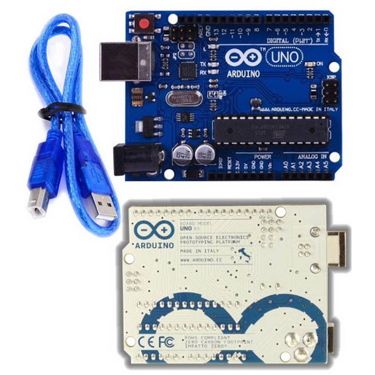Arduino UNO R3 along with USB Cable - DIP | Daraz.pk