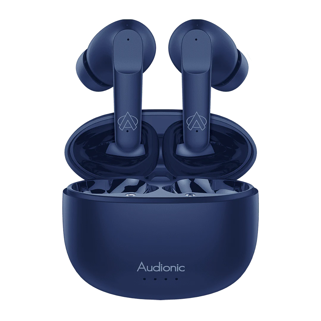 Audionic Airbud 625 Pro Quad Mic, ENC Wireless Earbuds, Gaming mode Low ...