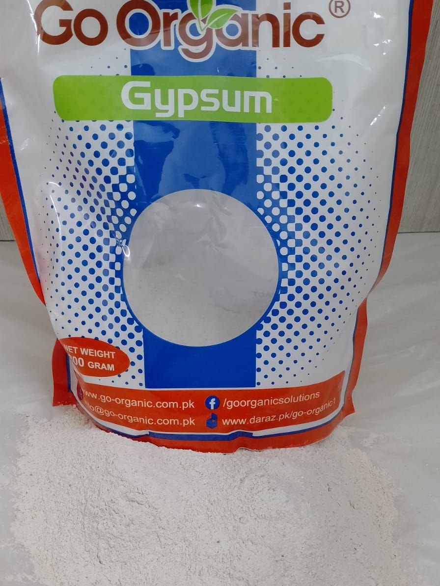 Go-Organic 800 Grams Gypsum in Powder Form For better drainage, air ...