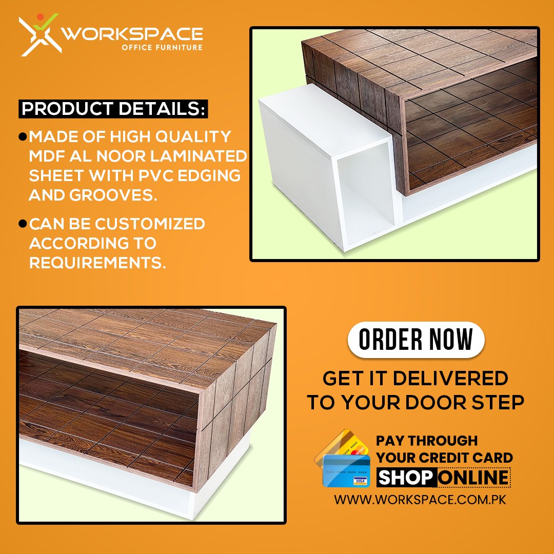 Customized Office Table, MDF Wooden study table (Branded Furniture ...