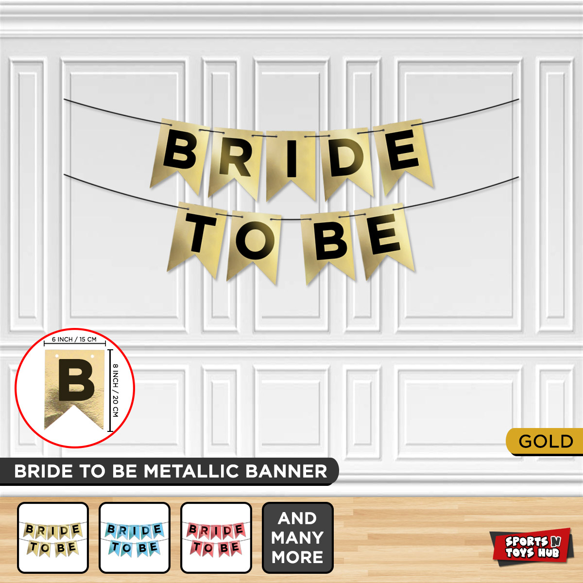 Bride To Be Wall Hanging Banner With Crown For Bridal Shower Decoration ...