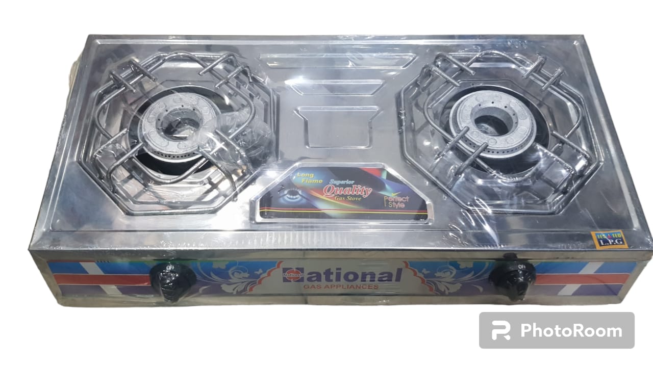 National Gas Stove With Automatic Ignition -Stainless Steel Top(NG And ...