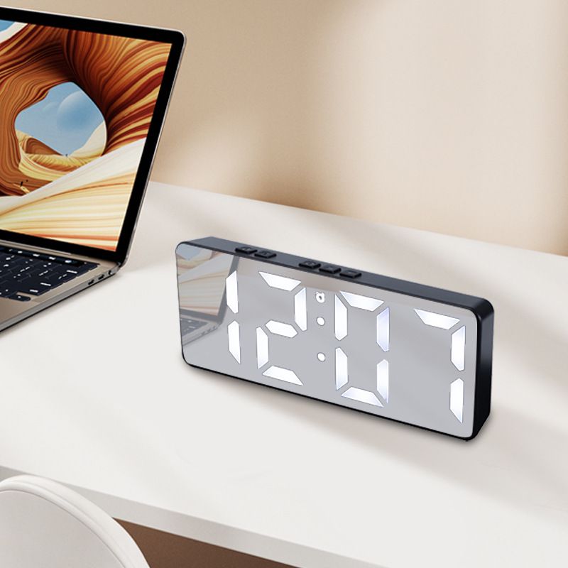 Buytoday 3D LED Digital Clock Snooze Bedroom Desk Alarm Clocks Hanging ...