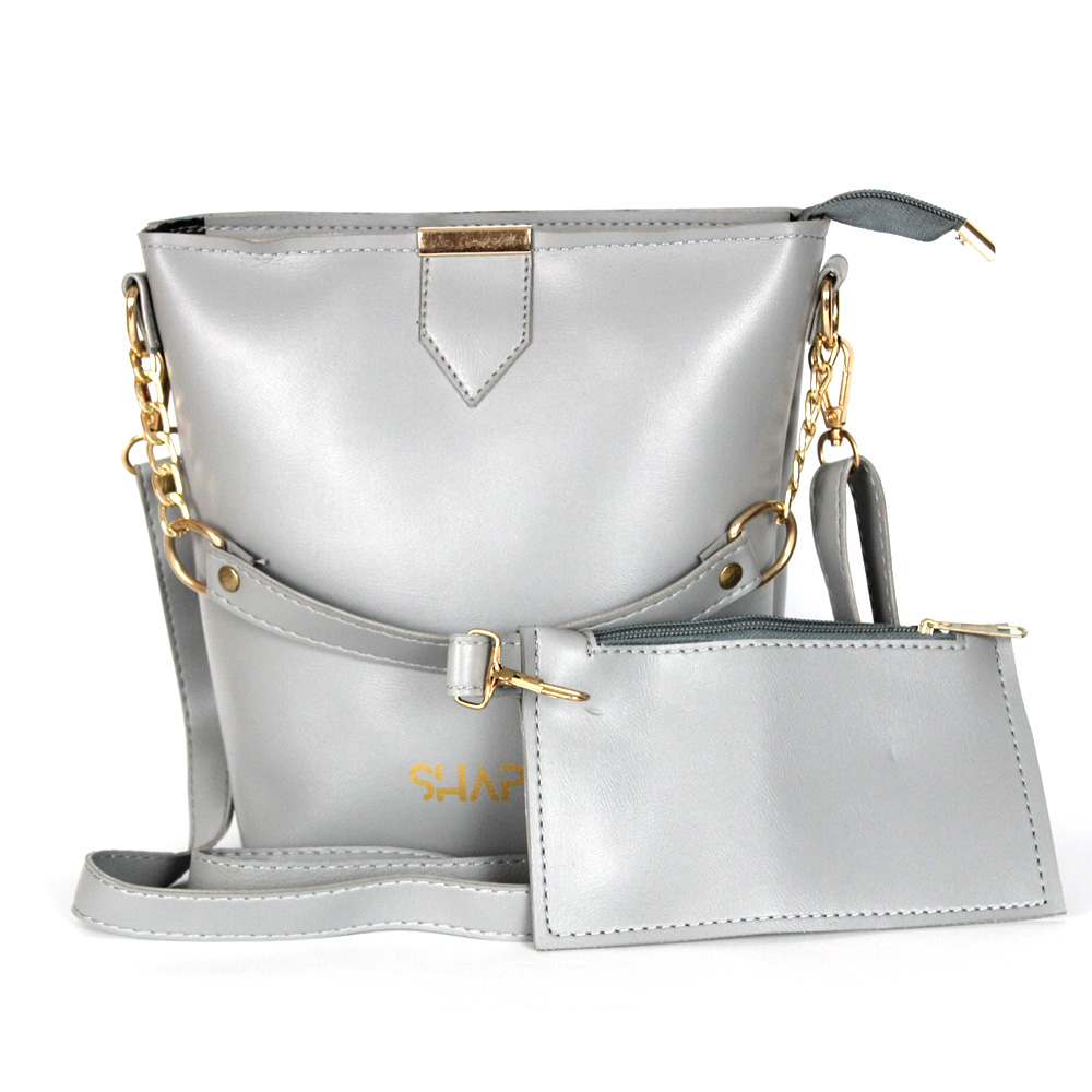 Crossbody Bag 2PC for Women PU Leather Carry Women Shoulder Bags Soft ...