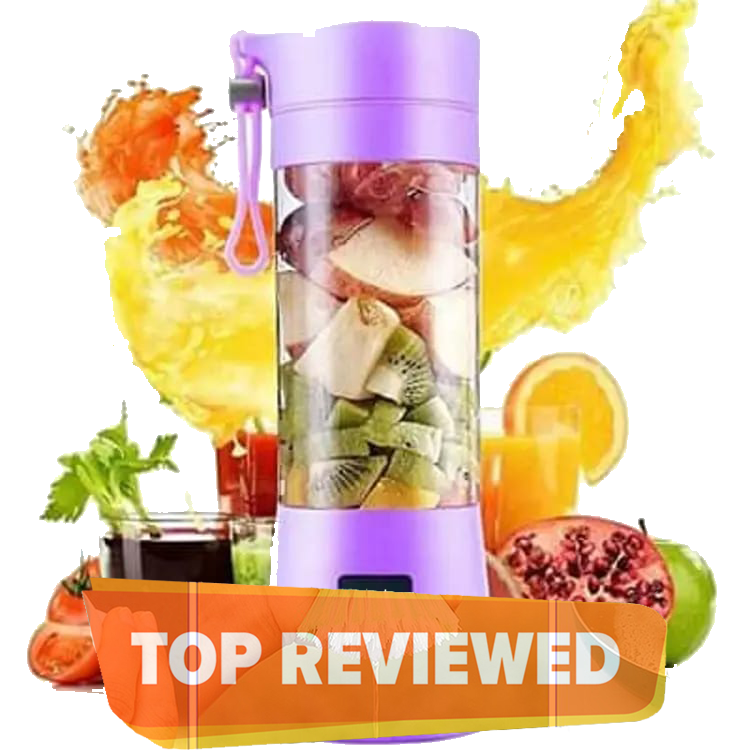 USB Rechargeable Juicer Blender 6 Blades 380ml - Portable Smoothie ...