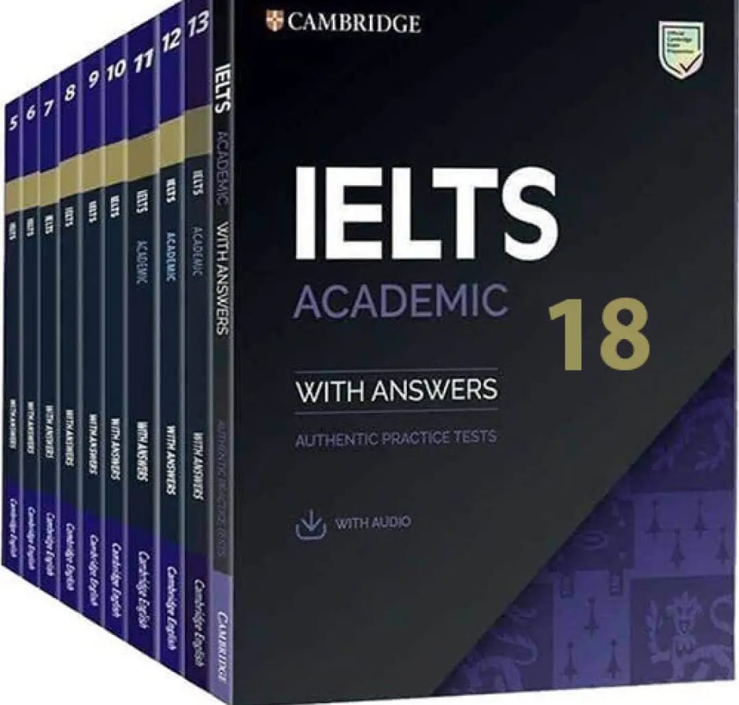 Cambridge IELTS Academic Training 18 Books set with QR Code for Audio ...
