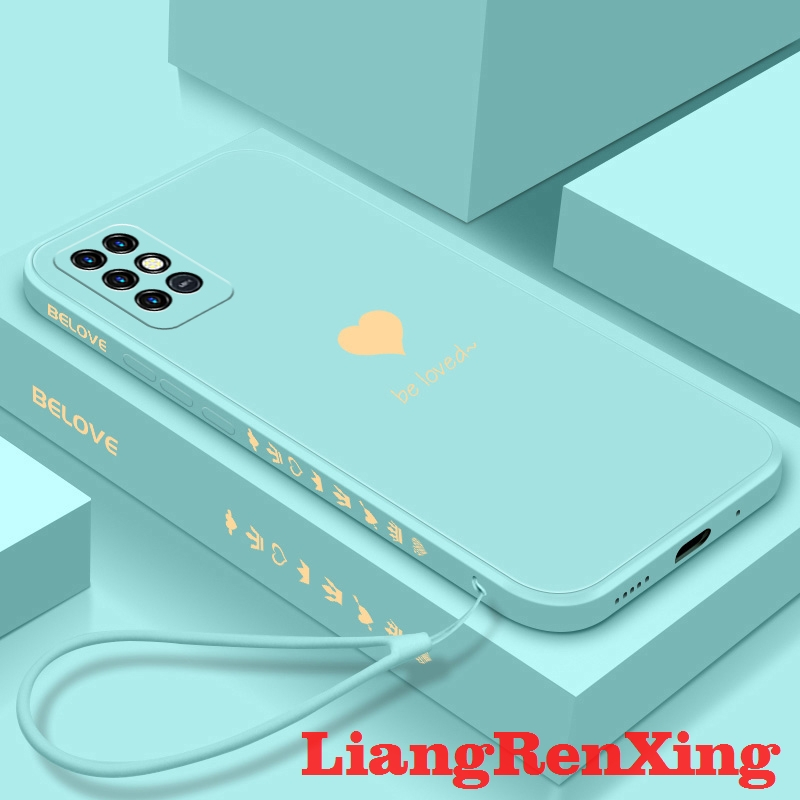 Casing Infinix Note 8 back cover phone case softcase liquid silicone ...