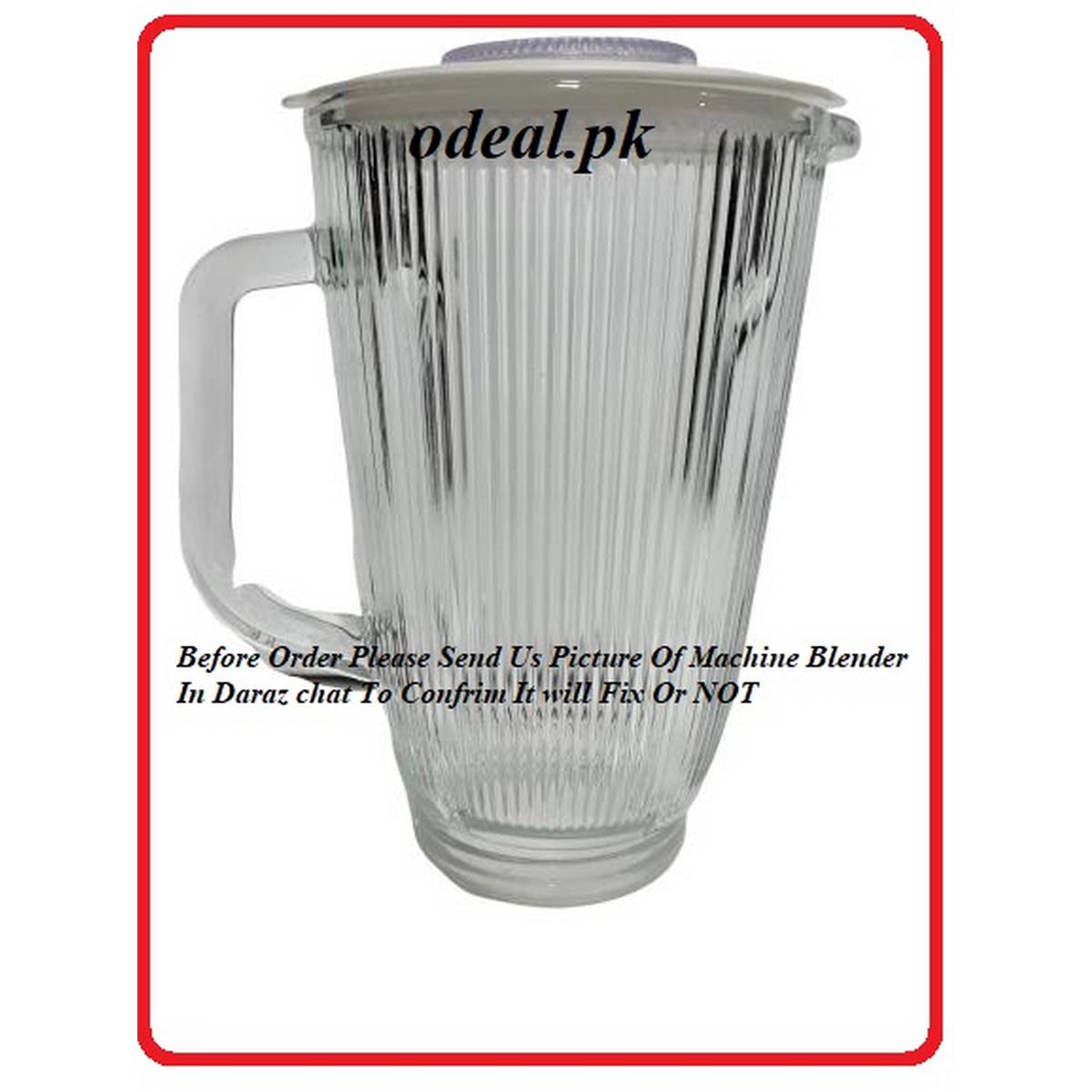 Juicer Blender Glass Jug 1.7 liter Big Jug Original Juicer Jug Blender ...