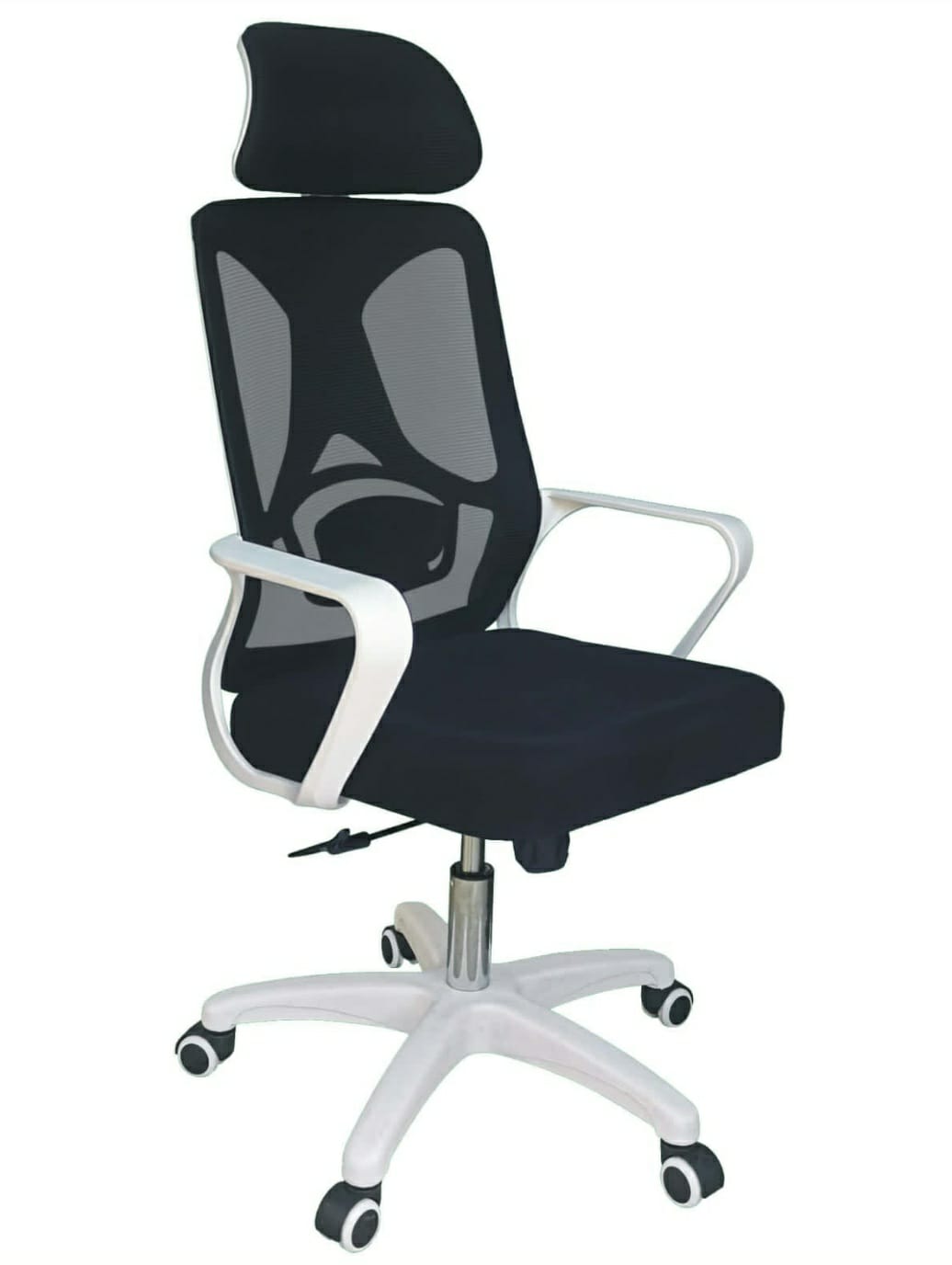 Office High Back Mesh Headrest Adjustable Height and Ergonomic Design ...