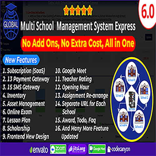 Global - Multi School Management System Express | Daraz.pk