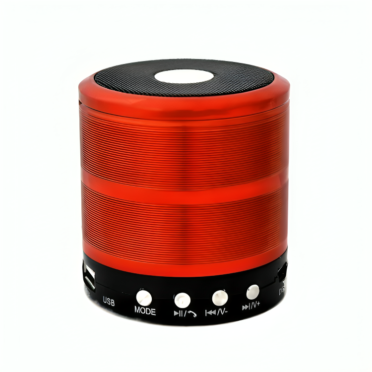 WS-887 Mini Speaker with Bluetooth , USB , AUX , Wireless FM , Memory ...