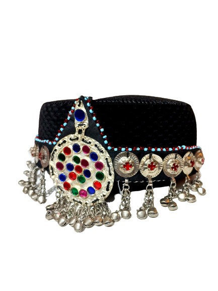 Halima Sultan style Handmade Cap for Women & Girls with Jewellery ...
