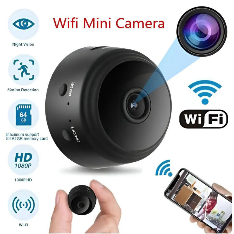 A9 1080p Hd Magnetic Wifi Mini Camera With Hdsf App | Daraz.pk