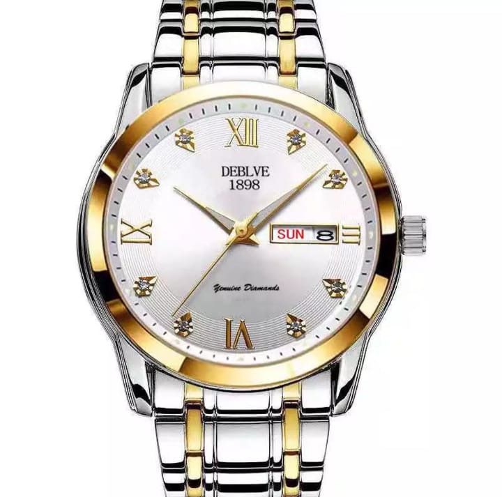 DEBLVE 1898 Genuine Dimond Stylish Watch-Watch For Men & Woman's ...