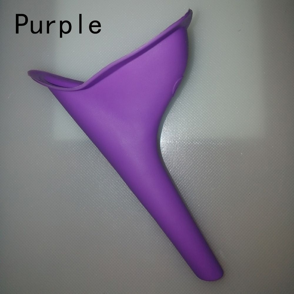 Portable TPR Woman Emergency Urinal Pink Purple with Storage Box Urine ...