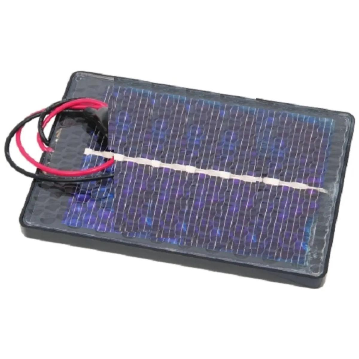 1 pc mini solar panel 2.2 V 200 MA and 2.6 by 3.7 with wires school ...