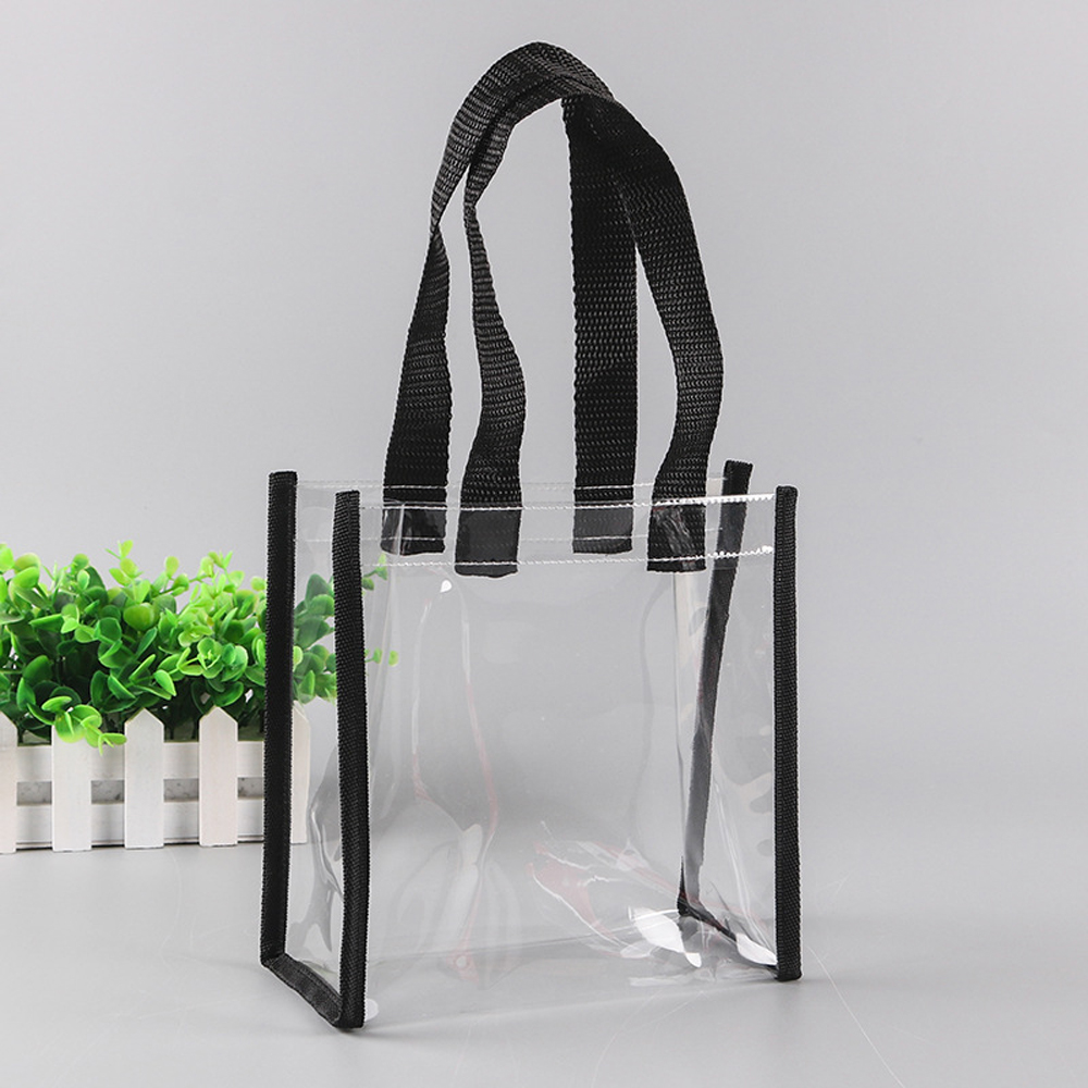 Pvc Waterproof Casual Fashion Clear Vinyl Bag Transparent See Through ...