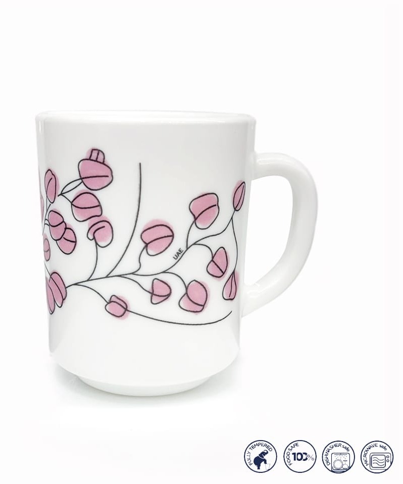 Luminarc 6 Pcs mug Marble Tea/Coffee Mug 250 ML MADE IN U.A.E | Daraz.pk