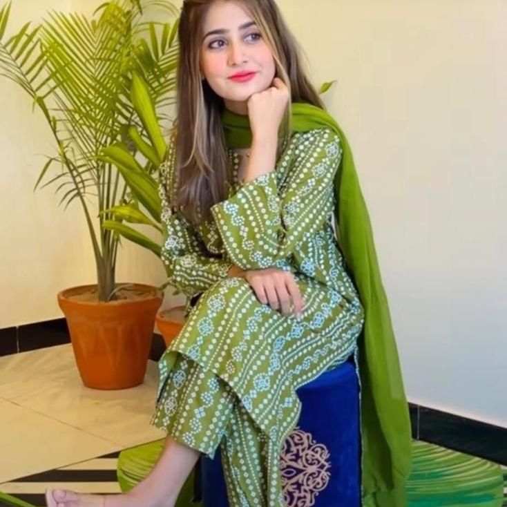 2 Pc Stitched chunri suit for girls, women and ladies ( Mega Collection ) | Daraz.pk