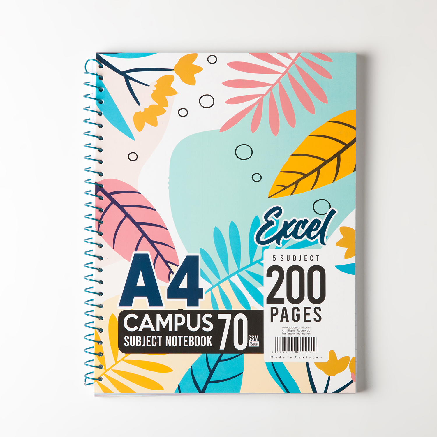 Excel Economy 5 Subject Notebook - Spiral Notebook | Daraz.pk