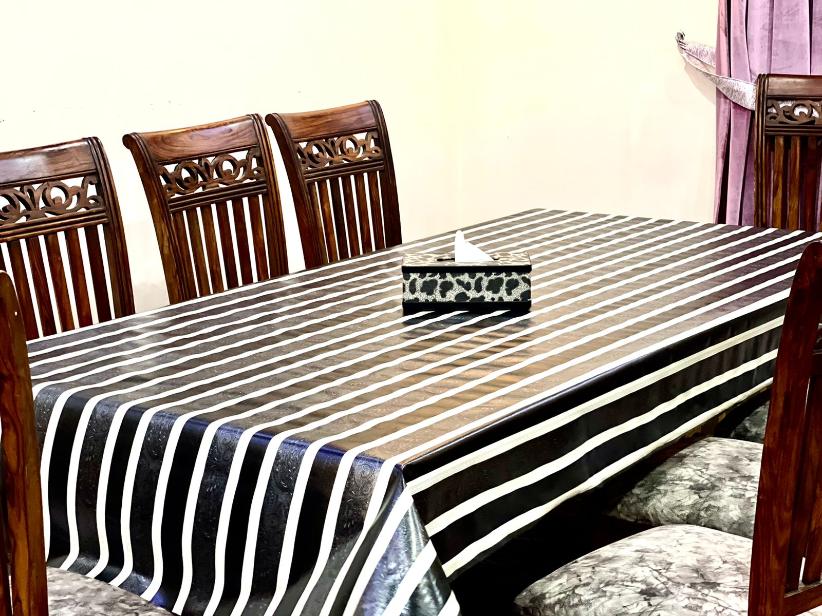 Dining Table Cover Sheet for 4 Seater, 6 Seater and 8 Seater Dining ...