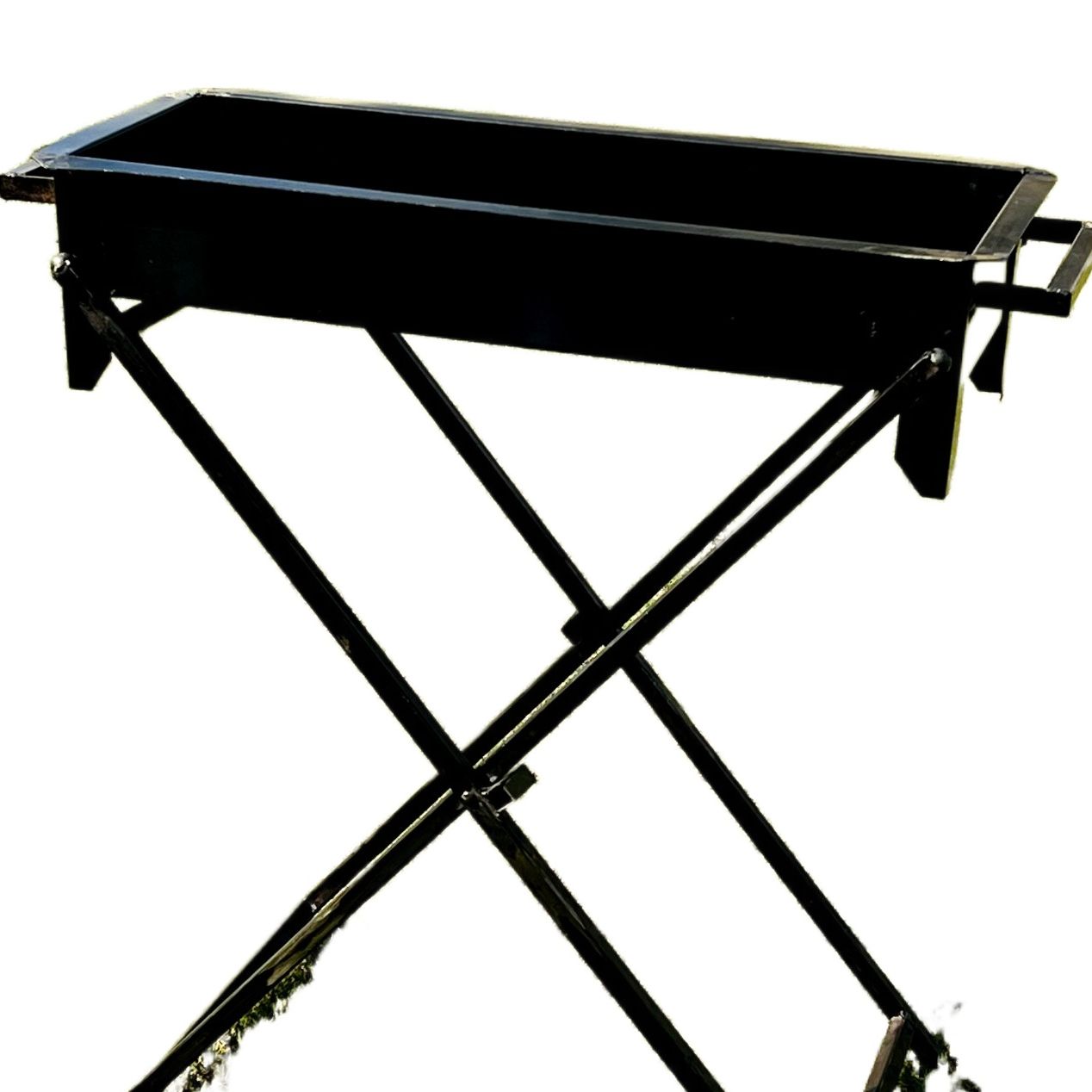 Barbecue BBQ stand with grill charcoll angheeti for Outdoor tikka Party ...
