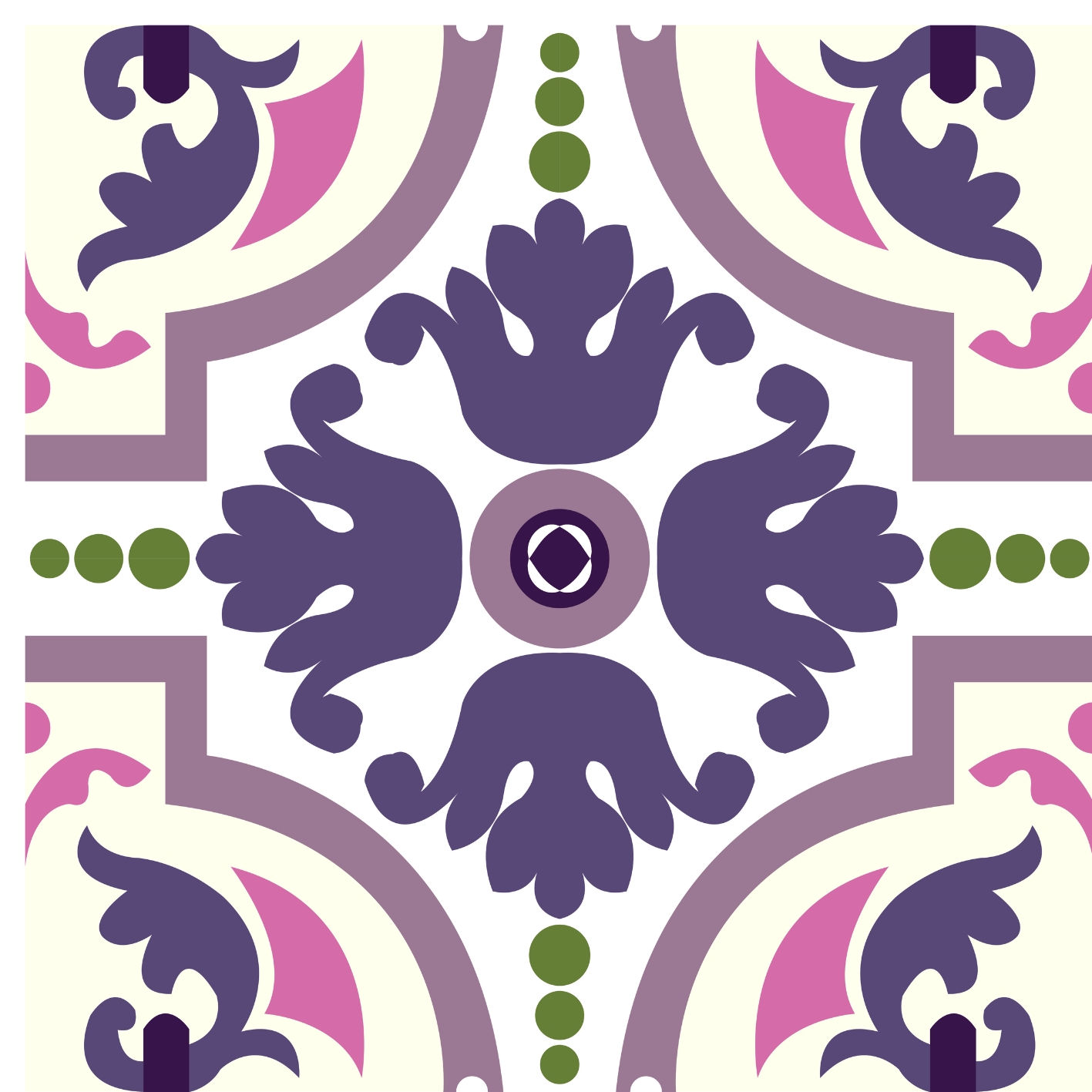 Tile Stickers Pack of 6 / 12 Pcs. 10x10 cm Colorful Mandala Pattern ...