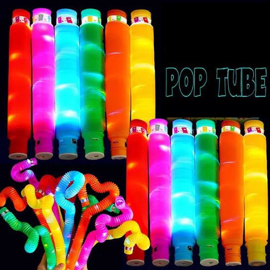 kids toy Pop tube with Led lights | Daraz.pk